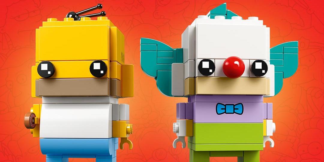LEGO BrickHeadz 41632 - Homer Simpson & Krusty the Clown : première ...
