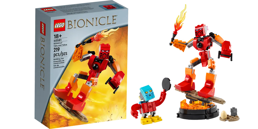 Chez LEGO : le set BIONICLE 40581 Tahu and Takua offert dès 100 € d ...