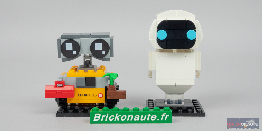 Test flash : LEGO BrickHeadz 40619 EVE & WALL•E - Brickonaute