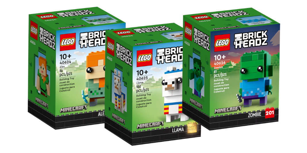 LEGO BrickHeadz : 3 nouveautés Minecraft attendues - Brickonaute