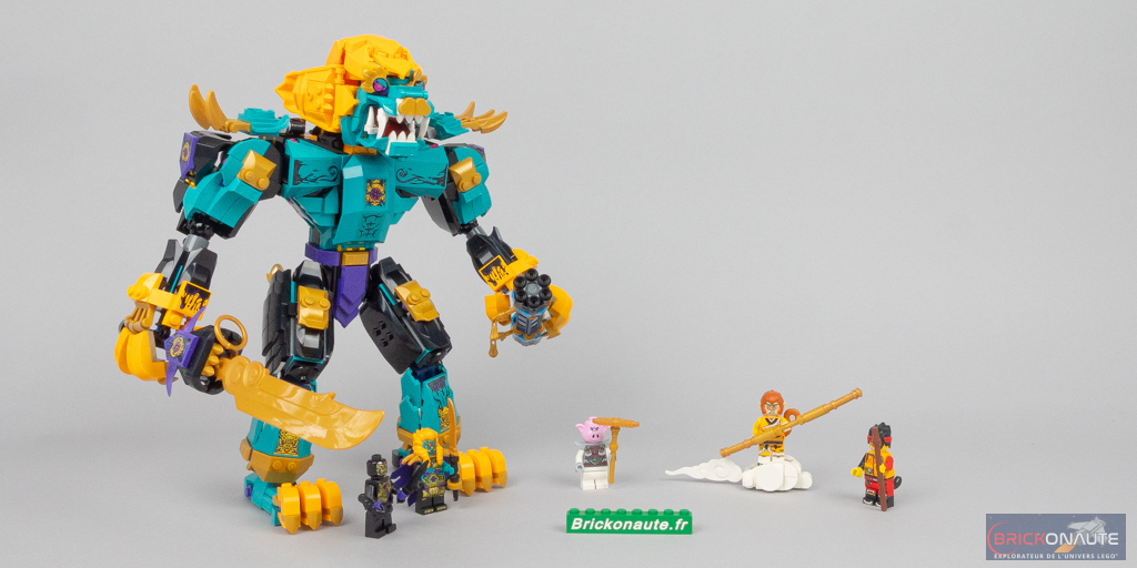 Mini-review : LEGO Monkie Kid 80048 The Mighty Azure Lion - Brickonaute