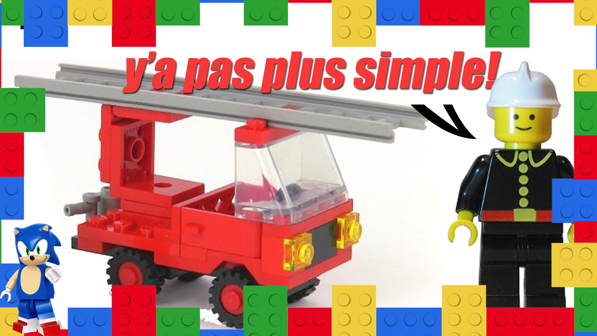 Mini-critique rétro de MetalSonic : 6621 Fire Truck (LEGO Town – 1984 ...