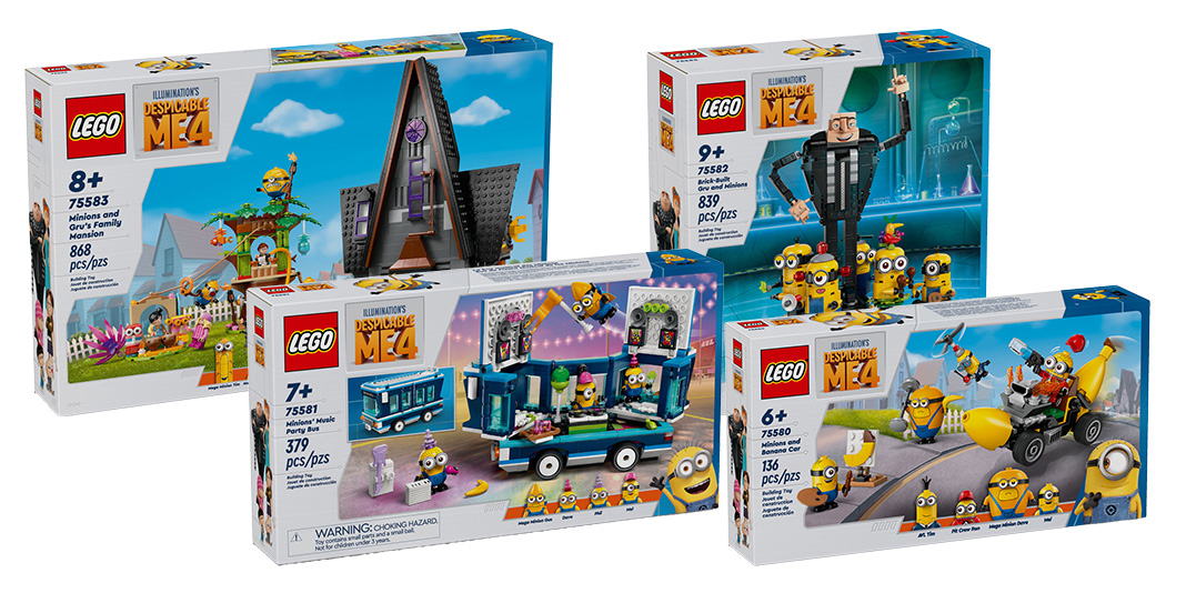 Les nouveautés LEGO Despicable Me 4 (Moi, Moche et Méchant 4) sont ...