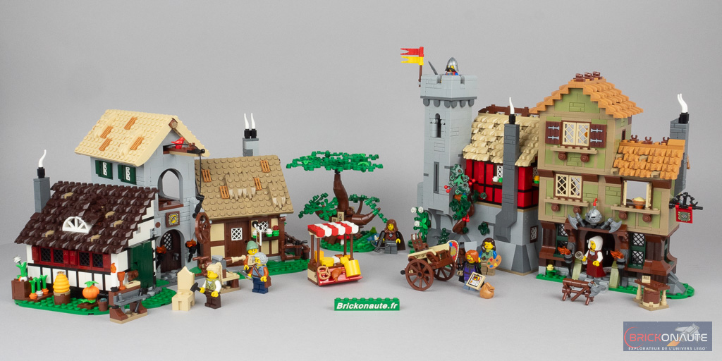 Mini-review LEGO Icons 10332 Medieval Town Square - Brickonaute