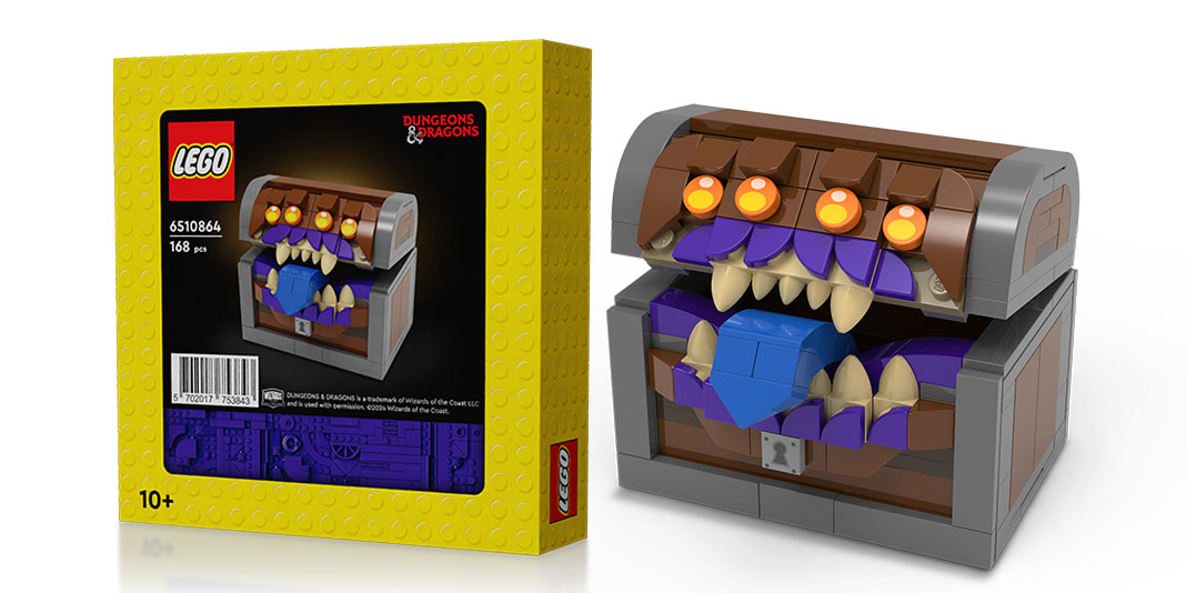 Chez LEGO : le set 5008325 Dungeons & Dragons Mimic Dice Box est de ...