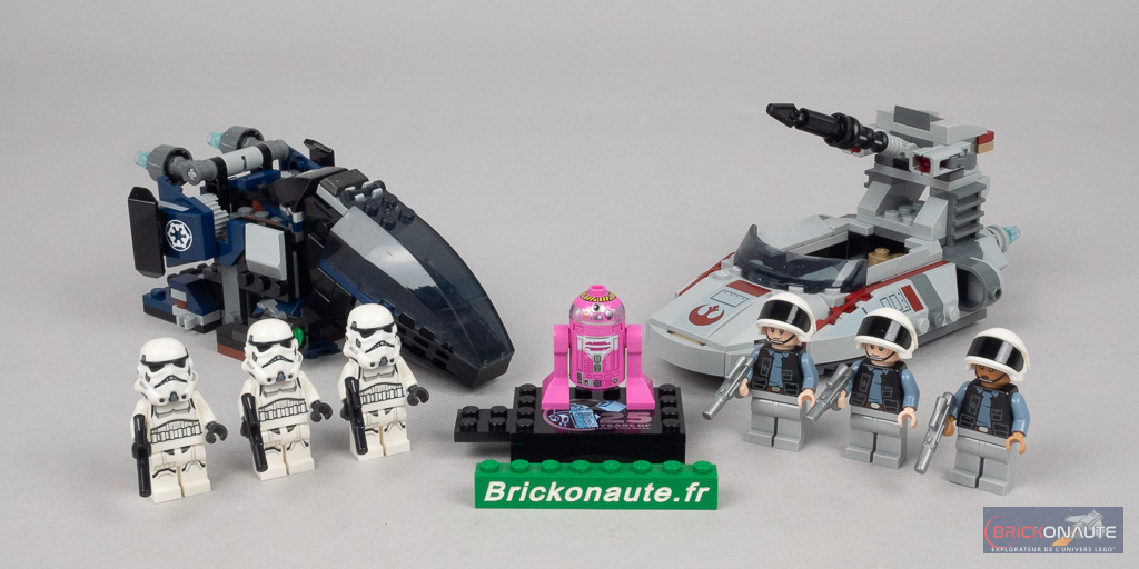 Mini-review LEGO Star Wars 40755 Imperial Dropship vs. Rebel Scout ...