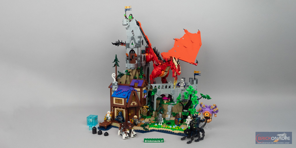 Review LEGO Ideas 21348 Dungeons & Dragons: Red Dragon's Tale - Brickonaute