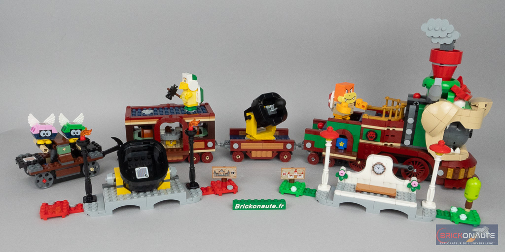 Review LEGO Super Mario 71437 The Bowser Express Train - Brickonaute