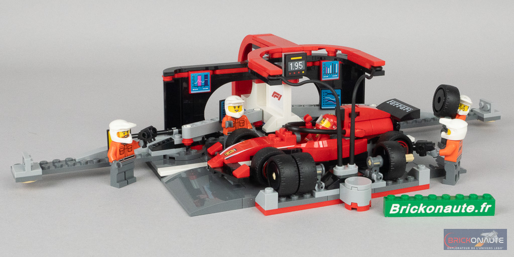 Mini-review LEGO City 60443 F1 Pit Stop & Pit Crew with Ferrari Car ...