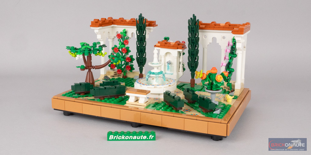 Review LEGO Icons 10359 Fountain Garden - Brickonaute