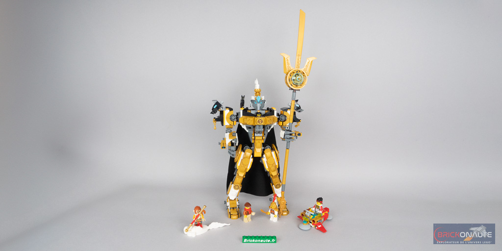 Mini-review LEGO Monkie Kid 80065 Erlang’s Celestial Mech - Brickonaute