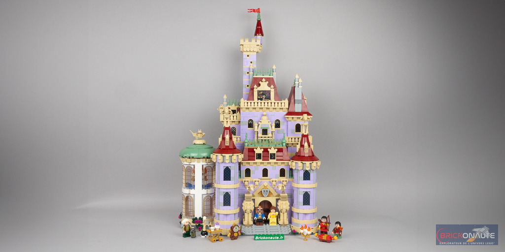 Review LEGO Disney 43263 Beauty and the Beast Castle - Brickonaute