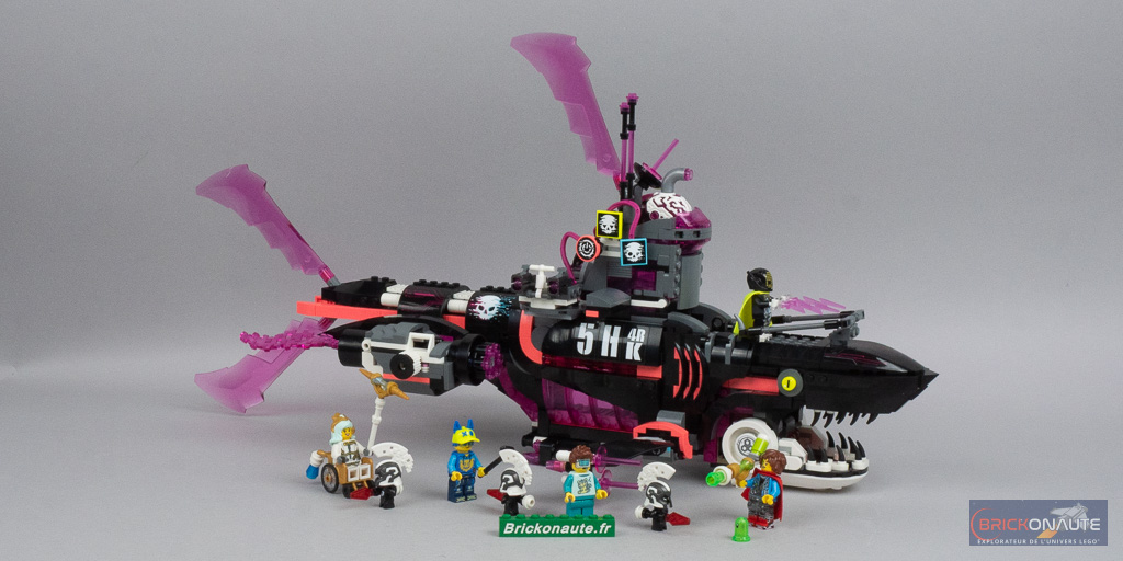 Mini-review LEGO DREAMZzz 71500 Nightmare Shark Submarine - Brickonaute